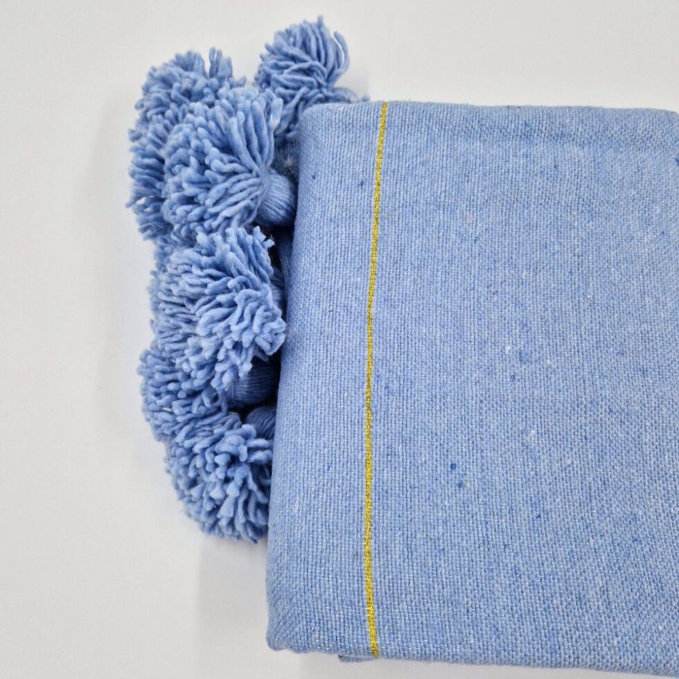 Berber Handmade cotton Blanket - Moroccan Mosaic