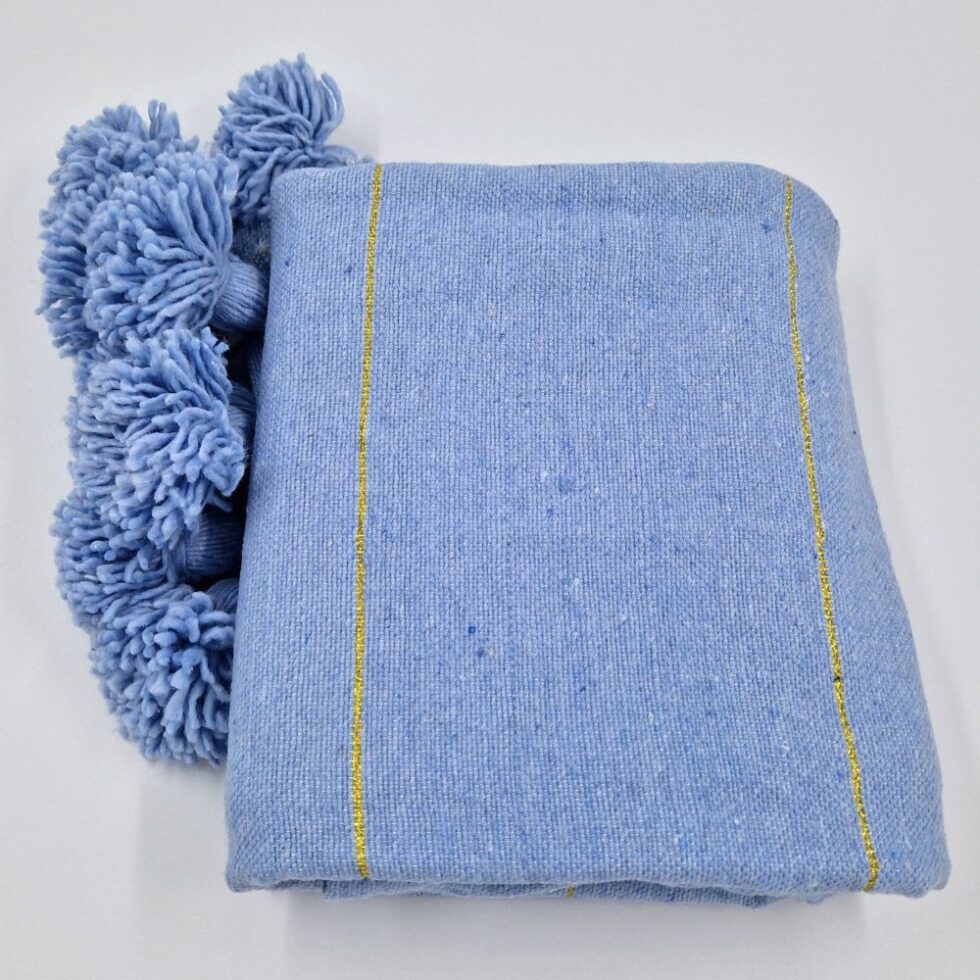 Berber Handmade cotton Blanket - Moroccan Mosaic
