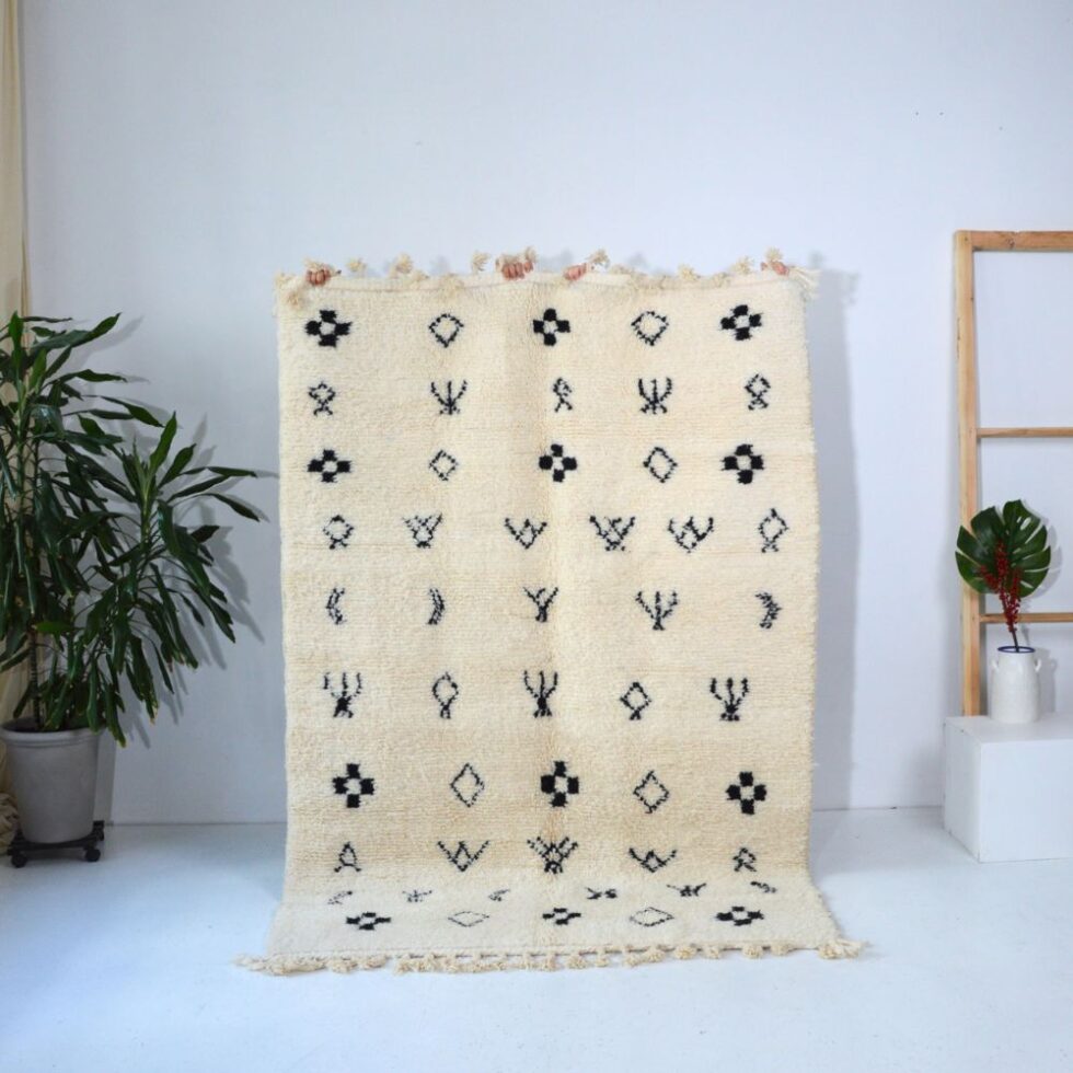 Handmade Moroccan woolen Rug - Moroccan Mosaic