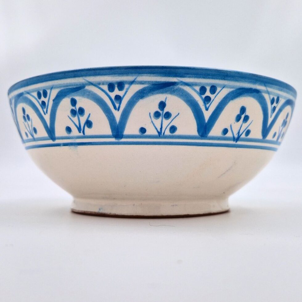 red ceramic bowl - Moroccan Mosaic